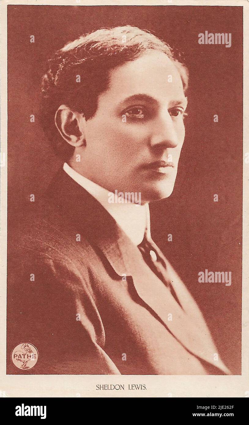 Portrait of Sheldon Lewis - American cinema before Hollywood era Stock ...
