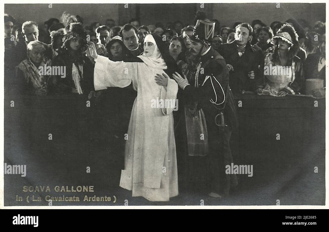 Portrait of Soava Gallone in La cavalcata ardente 002 - Italian silent ...