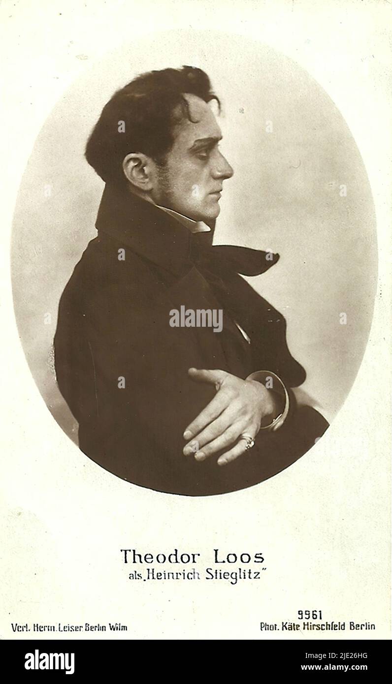 Portrait of Theodor Loos as Heinrich Stieglitz - German weimar era ...
