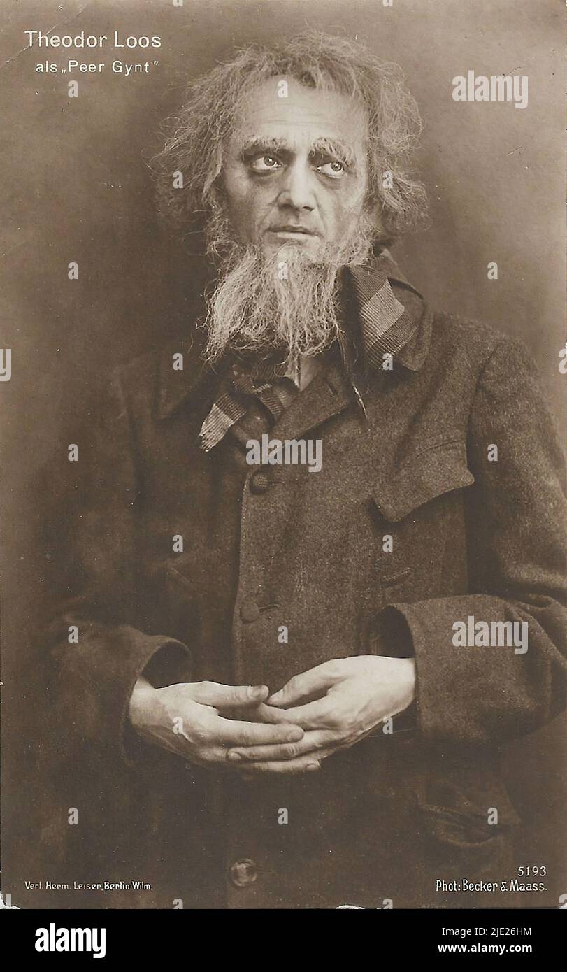 Portrait of Theodor Loos as Peer Gynt - German weimar era cinema (1918 ...