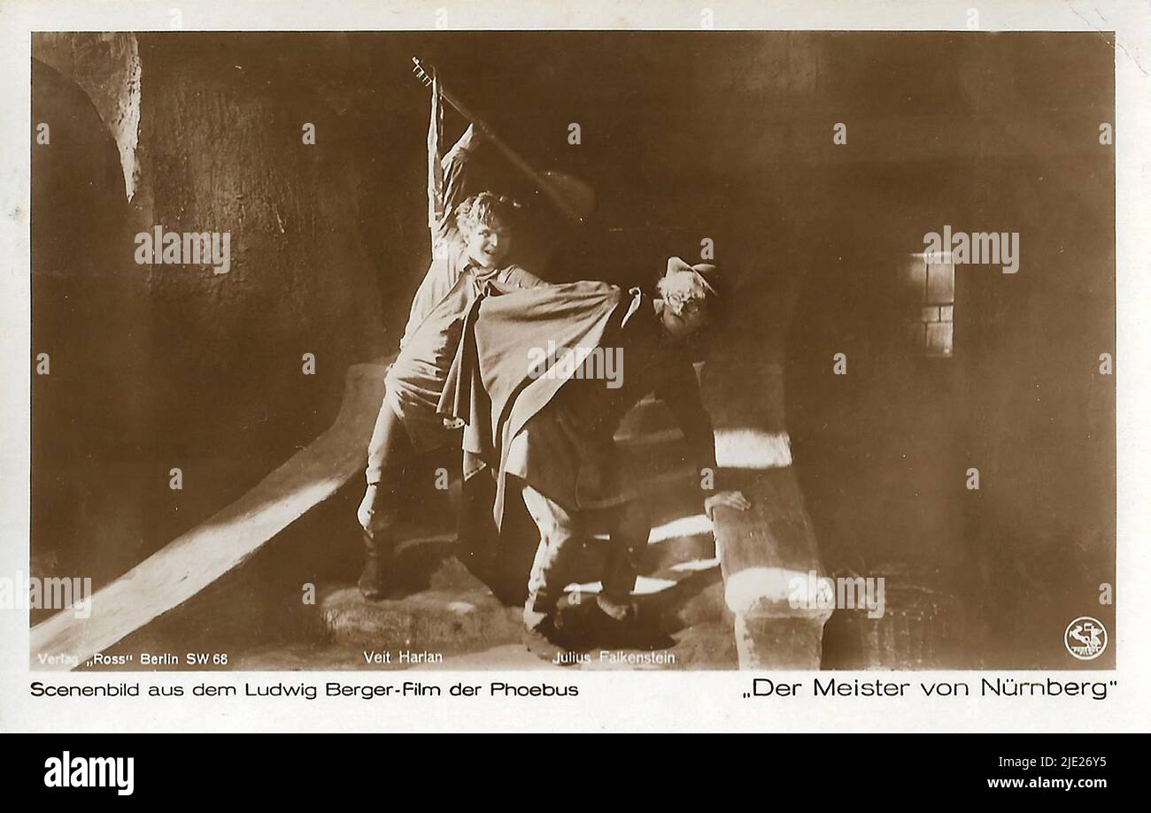 Portrait of Veit Harlan and Julius Falkenstein in Der Meister von ...