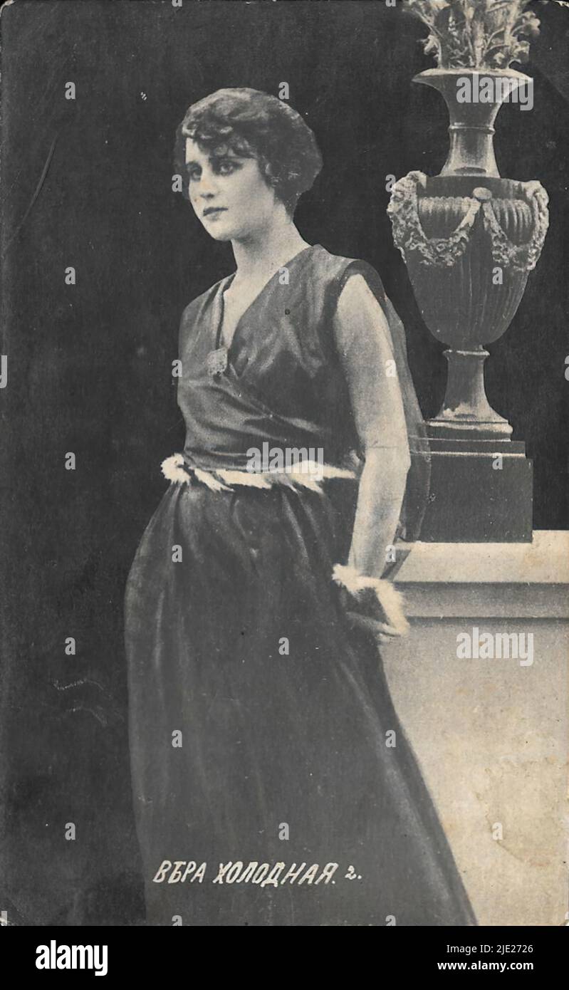 Portrait of Vera Kholodnaya 019 Stock Photo - Alamy