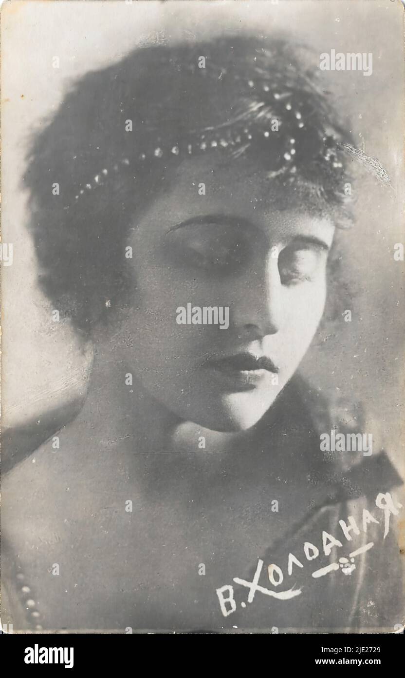 Portrait of Vera Kholodnaya 023 Stock Photo - Alamy