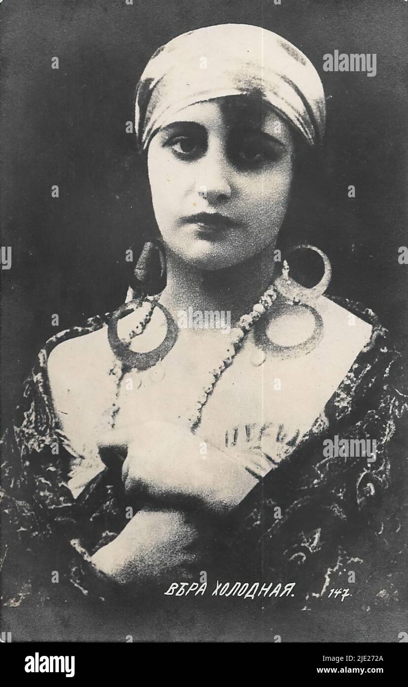 Portrait of Vera Kholodnaya 017 Stock Photo - Alamy