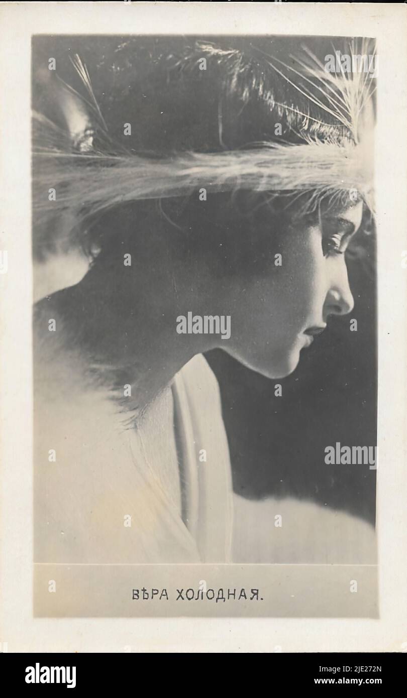 Portrait of Vera Kholodnaya 015 Stock Photo - Alamy
