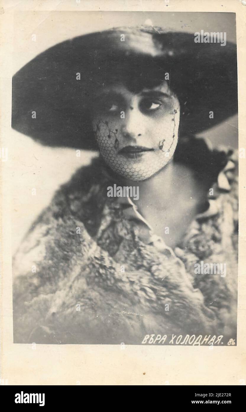 Portrait of Vera Kholodnaya 016 Stock Photo - Alamy