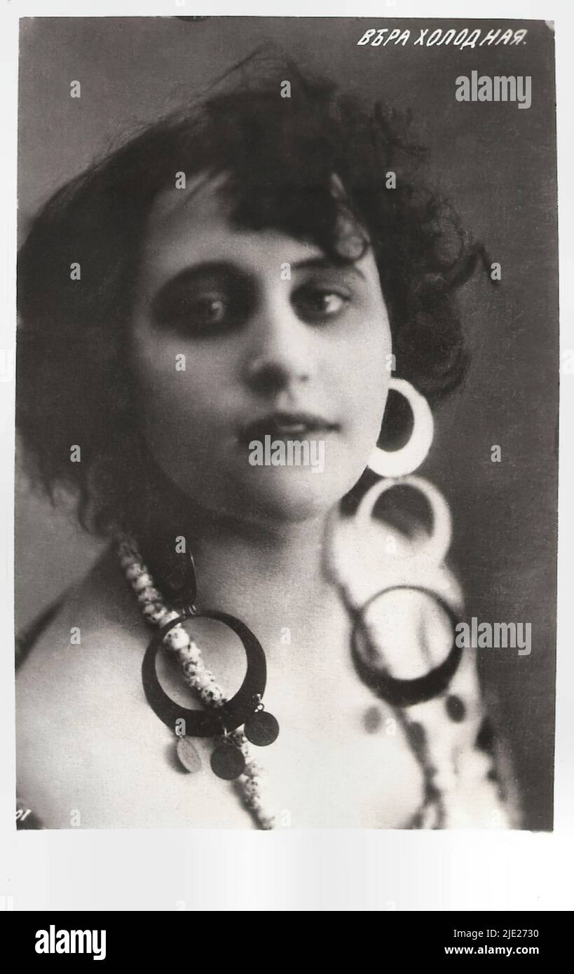 Portrait of Vera Kholodnaya 026 Stock Photo - Alamy