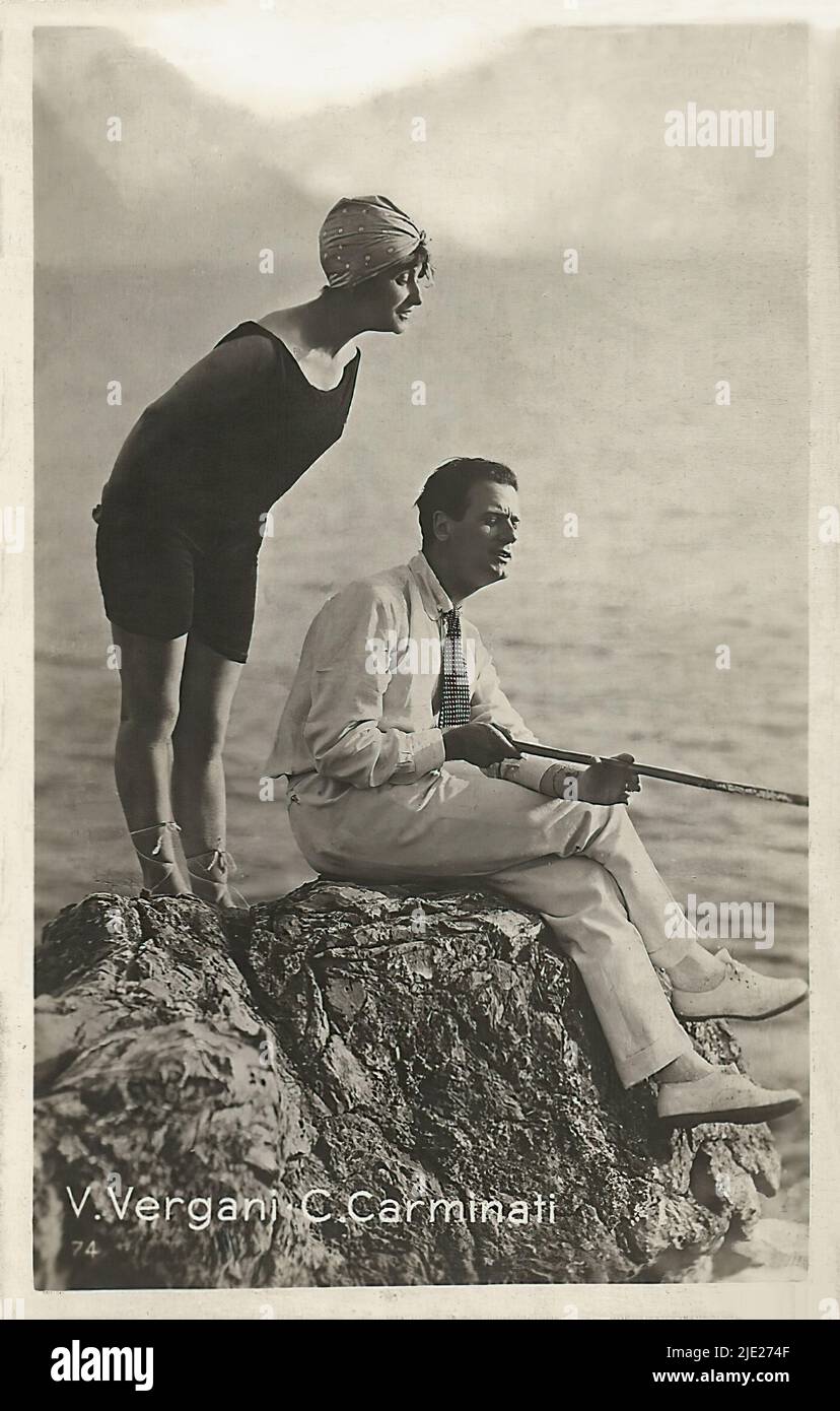 Portrait of Vera Vergani and Tullio Carminati 001 - Italian silent ...