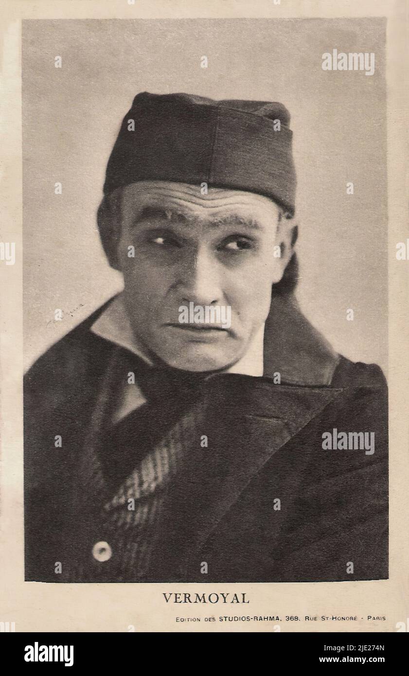 Portrait of Vermoyal in Les Mystères de Paris (1922) - Silent movie era ...