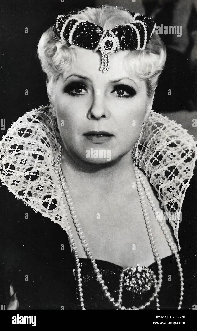 Portrait of Vija Artmane as Julia in Teatris (Janis Streics, 1978 Stock ...