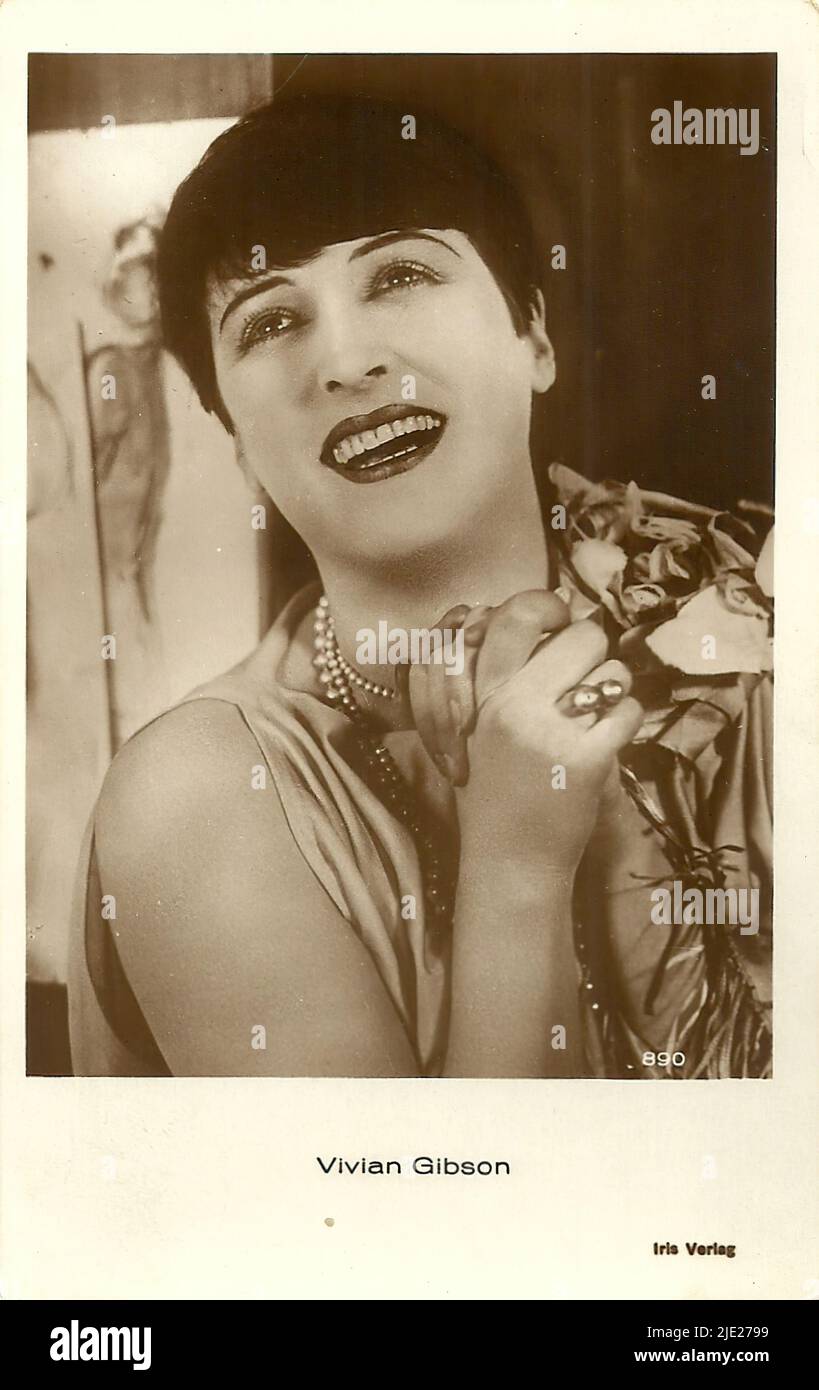 Portrait of Vivian Gibson 005 - German weimar era cinema (1918 - 1935 ...