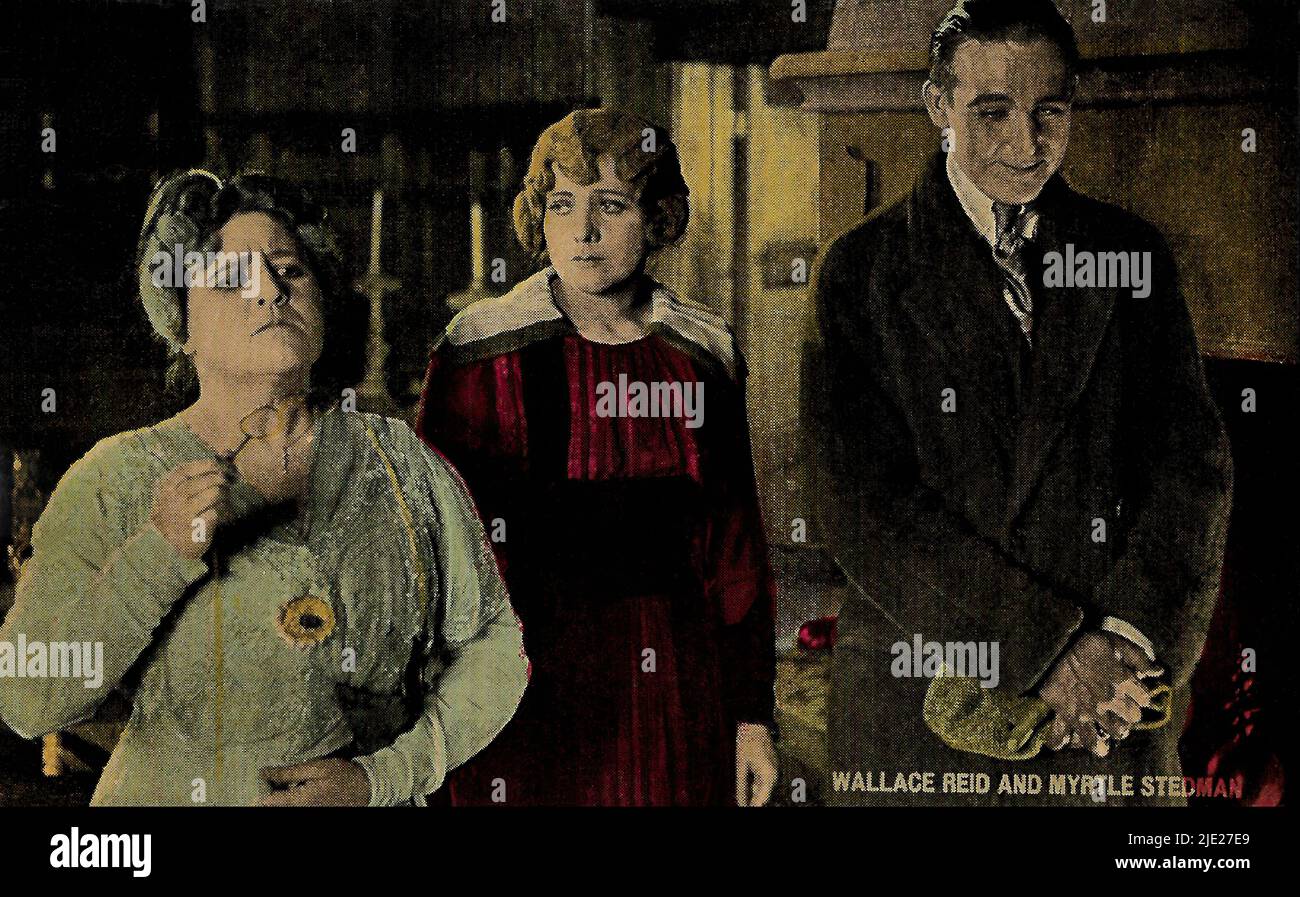 Portrait of Wallace Reid and Myrtle Stedman in The Prison Without Walls ...