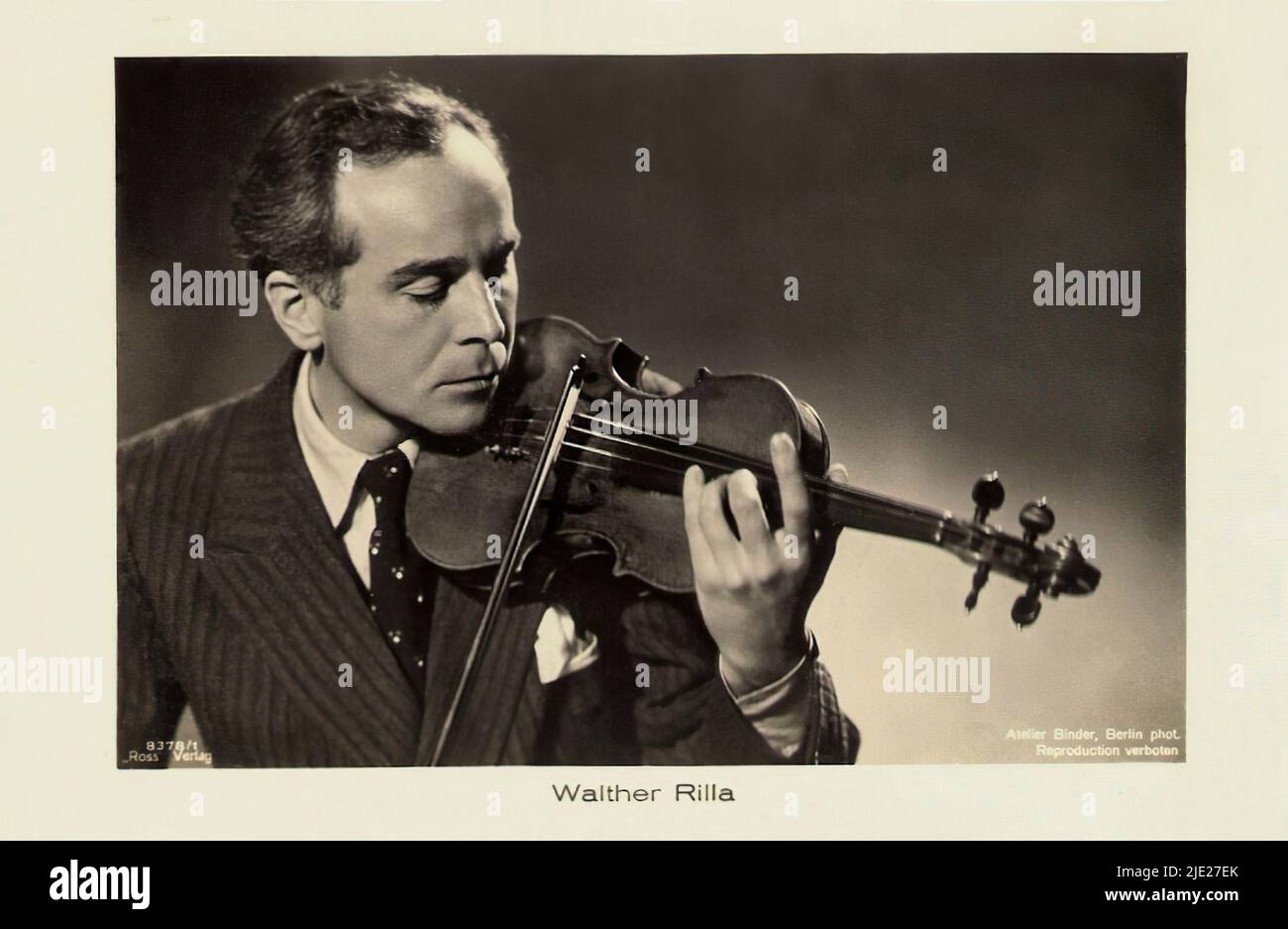 Portrait of Walter Rilla - German weimar era cinema (1918 - 1935 Stock ...