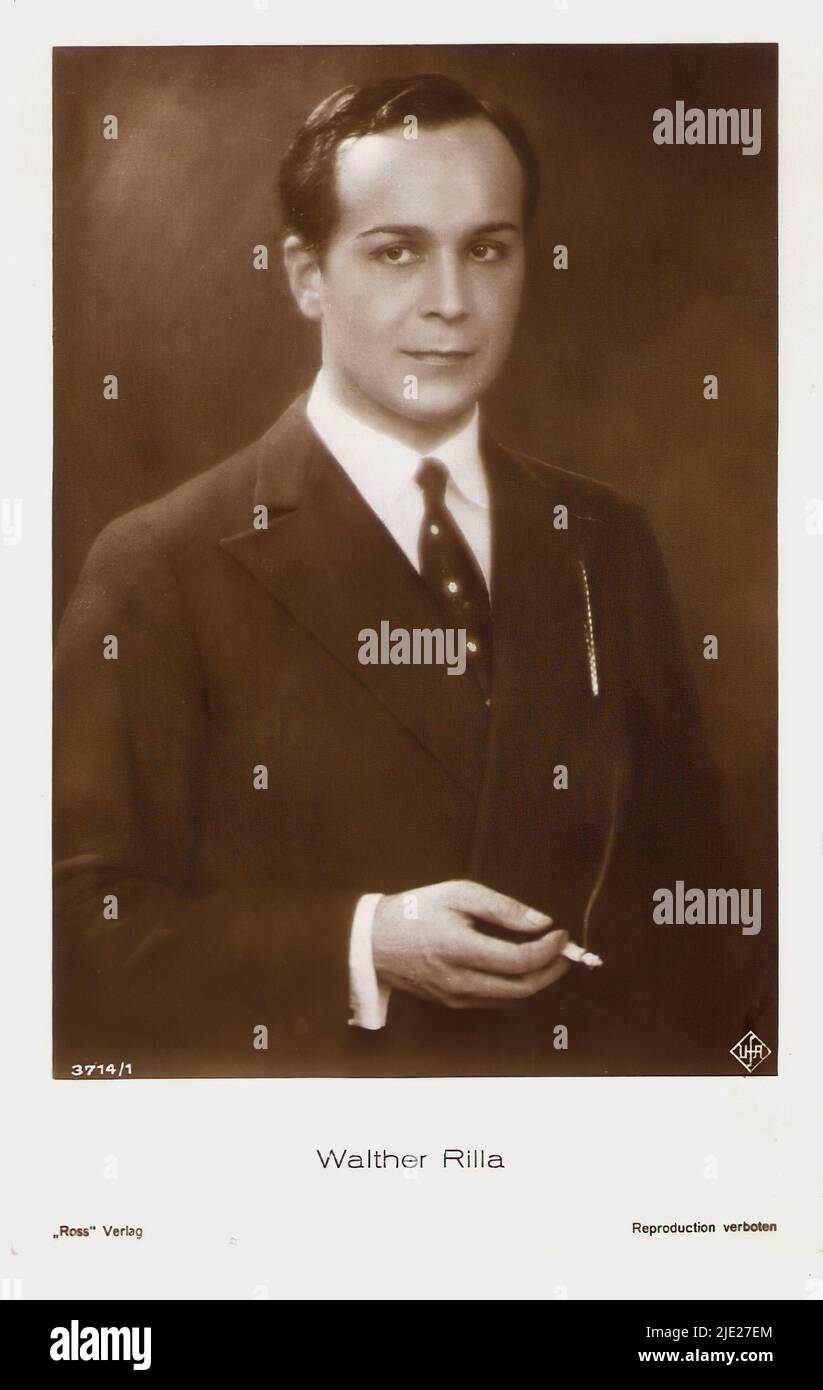 Portrait of Walter Rilla 001 - German weimar era cinema (1918 - 1935 ...