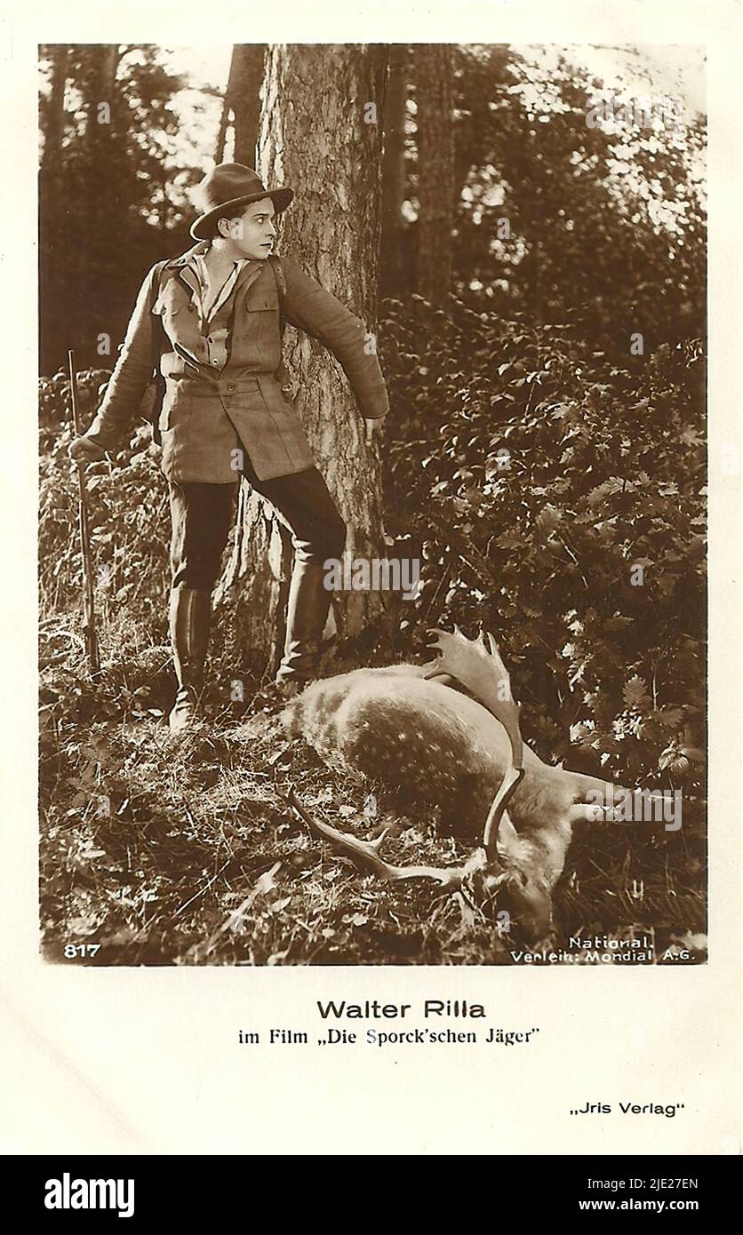 Portrait of Walter Rilla in Die Sporck'schen Jäger (1927) - German ...