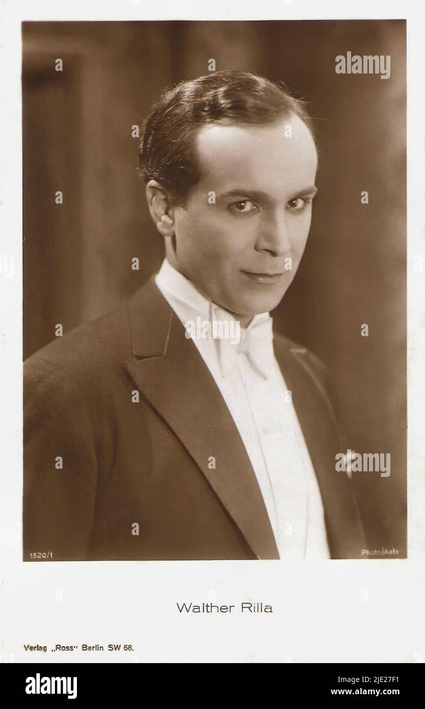 Portrait of Walter Rilla 002 - German weimar era cinema (1918 - 1935 ...