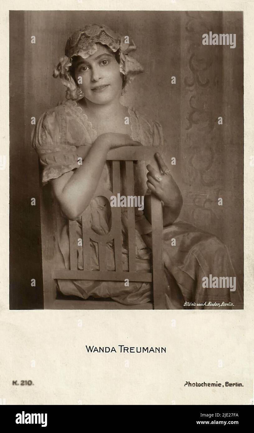 Portrait of Wanda Treumann 007 - German wihelminian era cinema (1895 ...