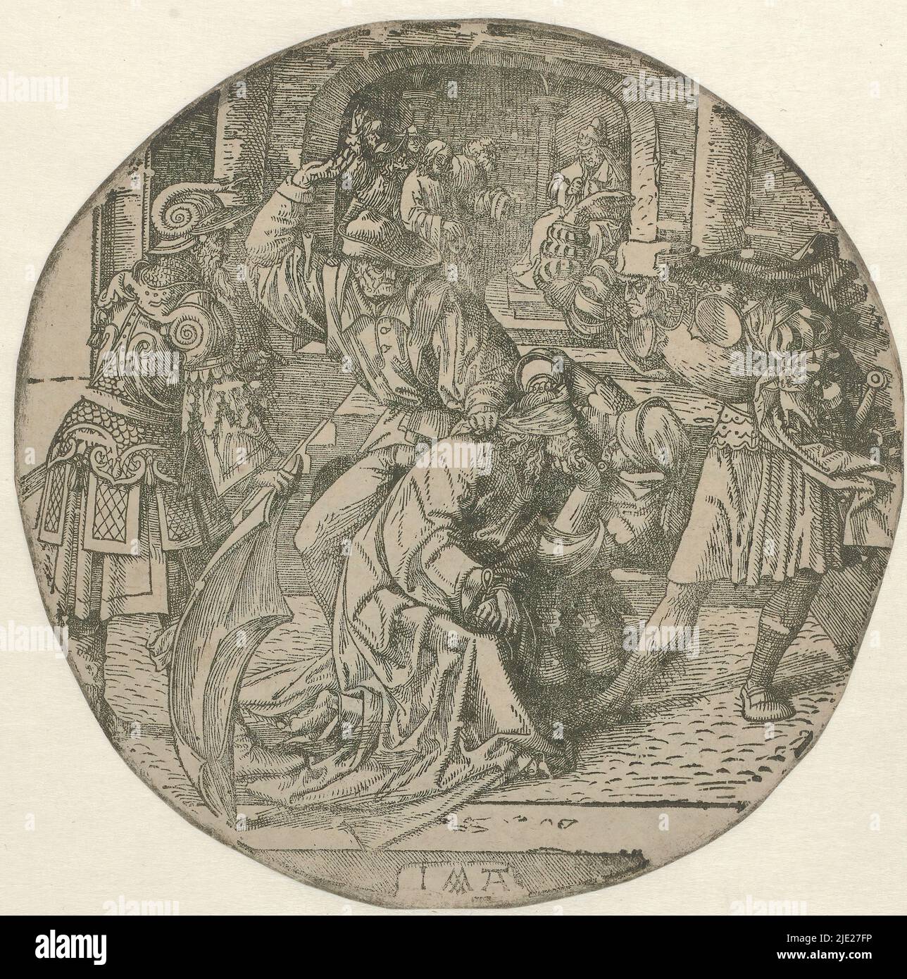 The Mockery of Christ, Fifth print from a series of twelve depicting ...