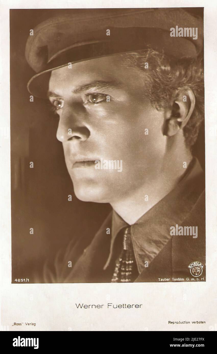 Portrait of Werner Fuetterer 002 - German weimar era cinema (1918 ...