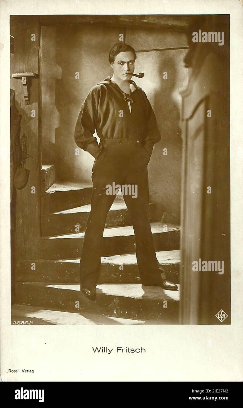 Portrait of Willy Fritsch 005 - German weimar era cinema (1918 - 1935 Stock Photo - Alamy