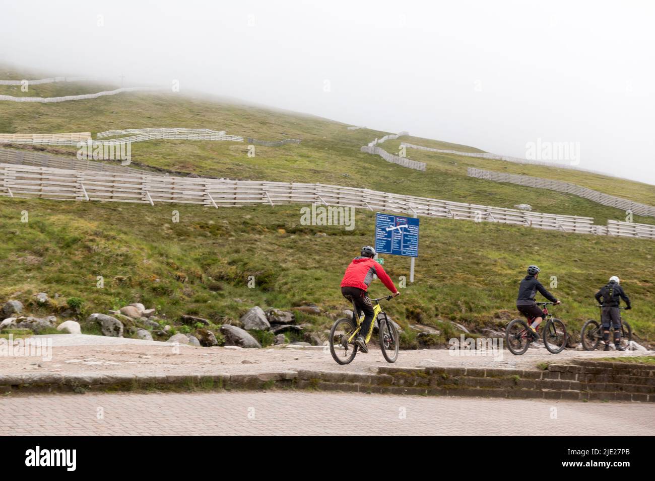 Mountain biking in Ben Nevis range, Scotland, UK Stock Photo - Alamy