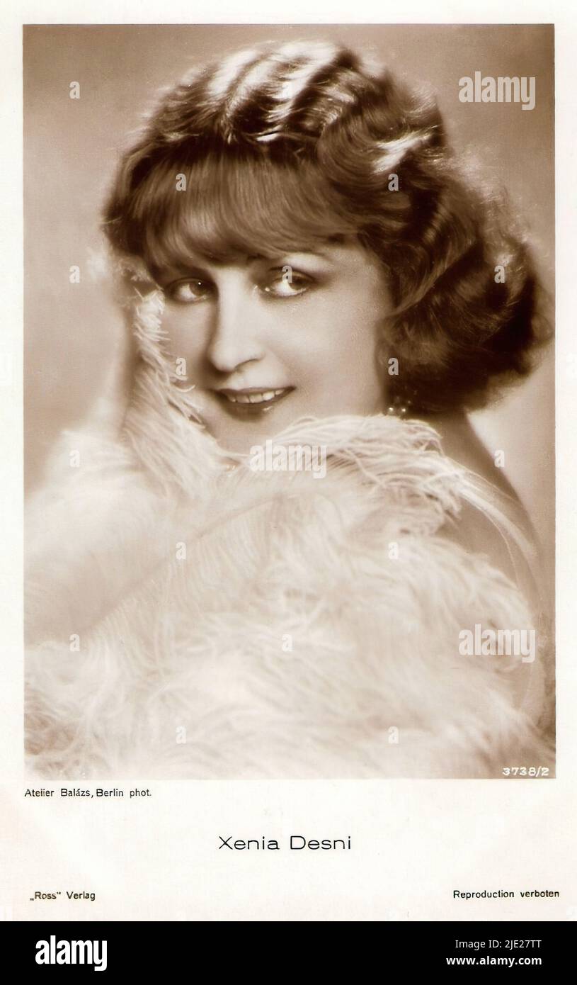 Portrait Of Xenia Desni 001 German Weimar Era Cinema 1918 1935