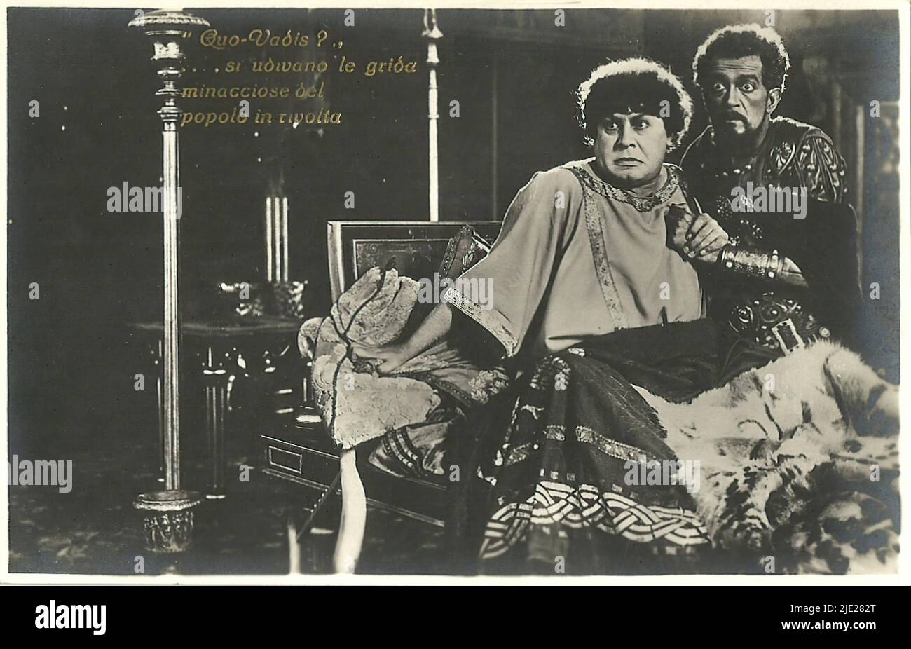 Quo vadis (1924-25) - German weimar era cinema (1918 - 1935 Stock Photo ...