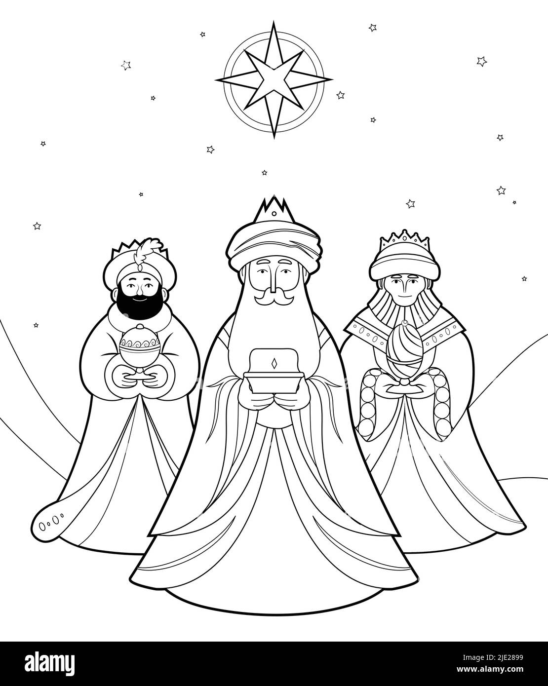 Three wise men Black and White Stock Photos & Images - Alamy