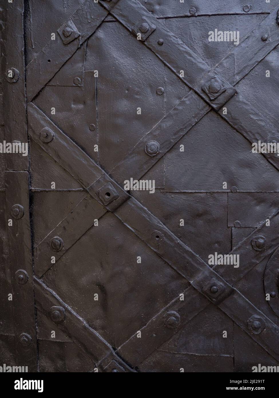 door with geometric patterns with steel stripes Stock Photo - Alamy