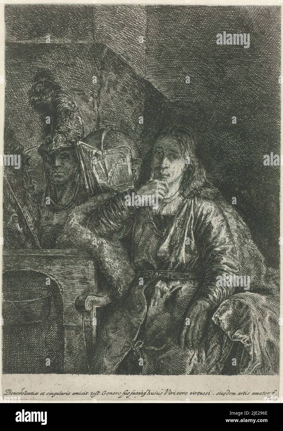 Portrait of Johann Ulrich Mayr, Portrait of Rembrandt pupil Johann ...