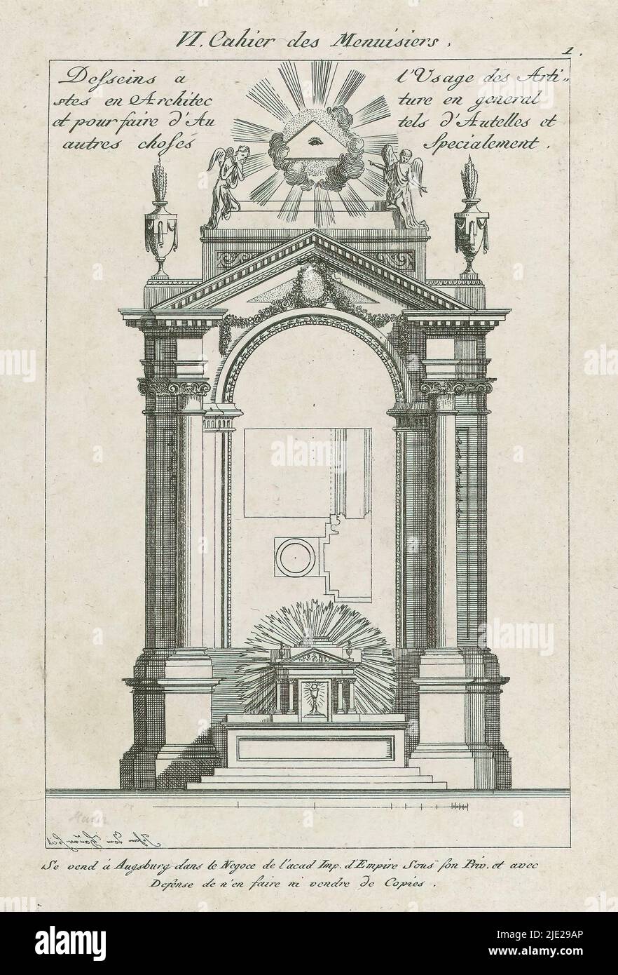 Altar with all-seeing eye, Altars (series title), VI Cahier des ...