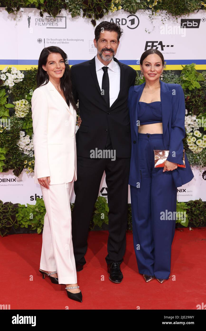 Berlin, Germany. 24th June, 2022. Yvonne Catterfeld (l-r), Pasquale ...
