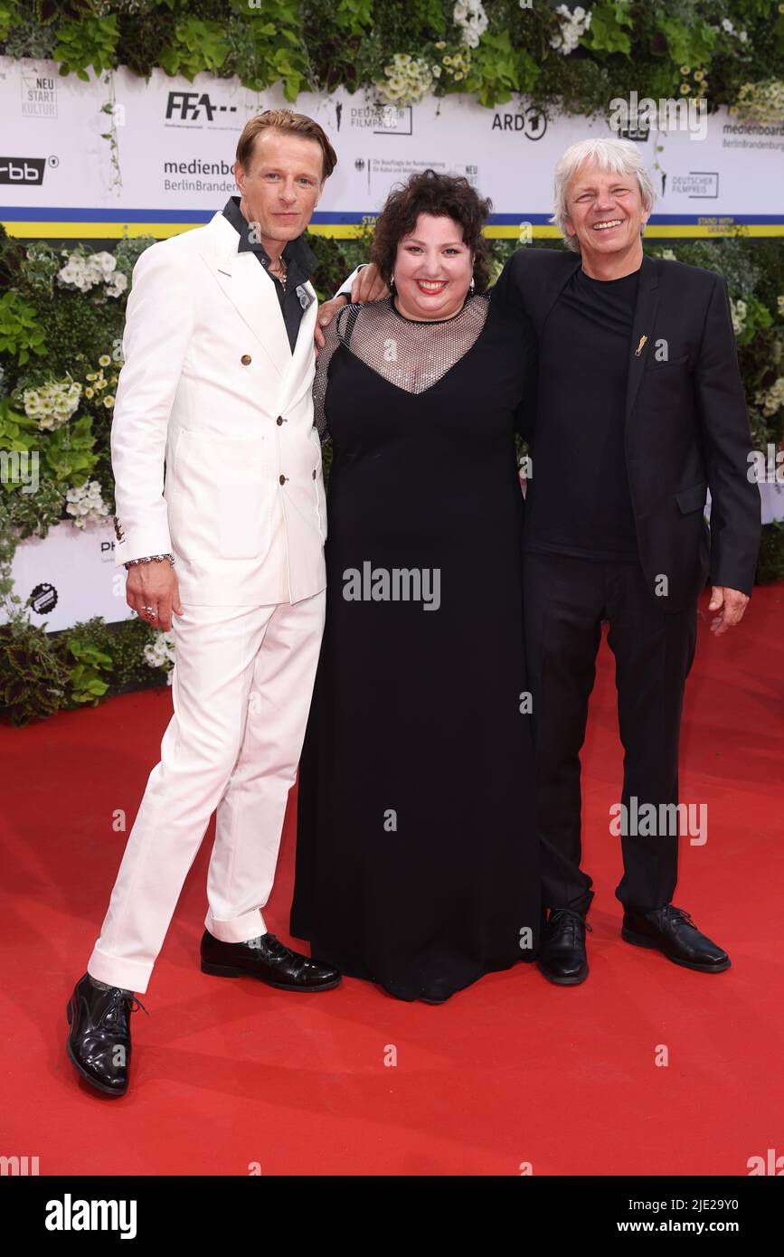 Berlin, Germany. 24th June, 2022. Alexander Scheer (l-r), Meltem Kaptan ...