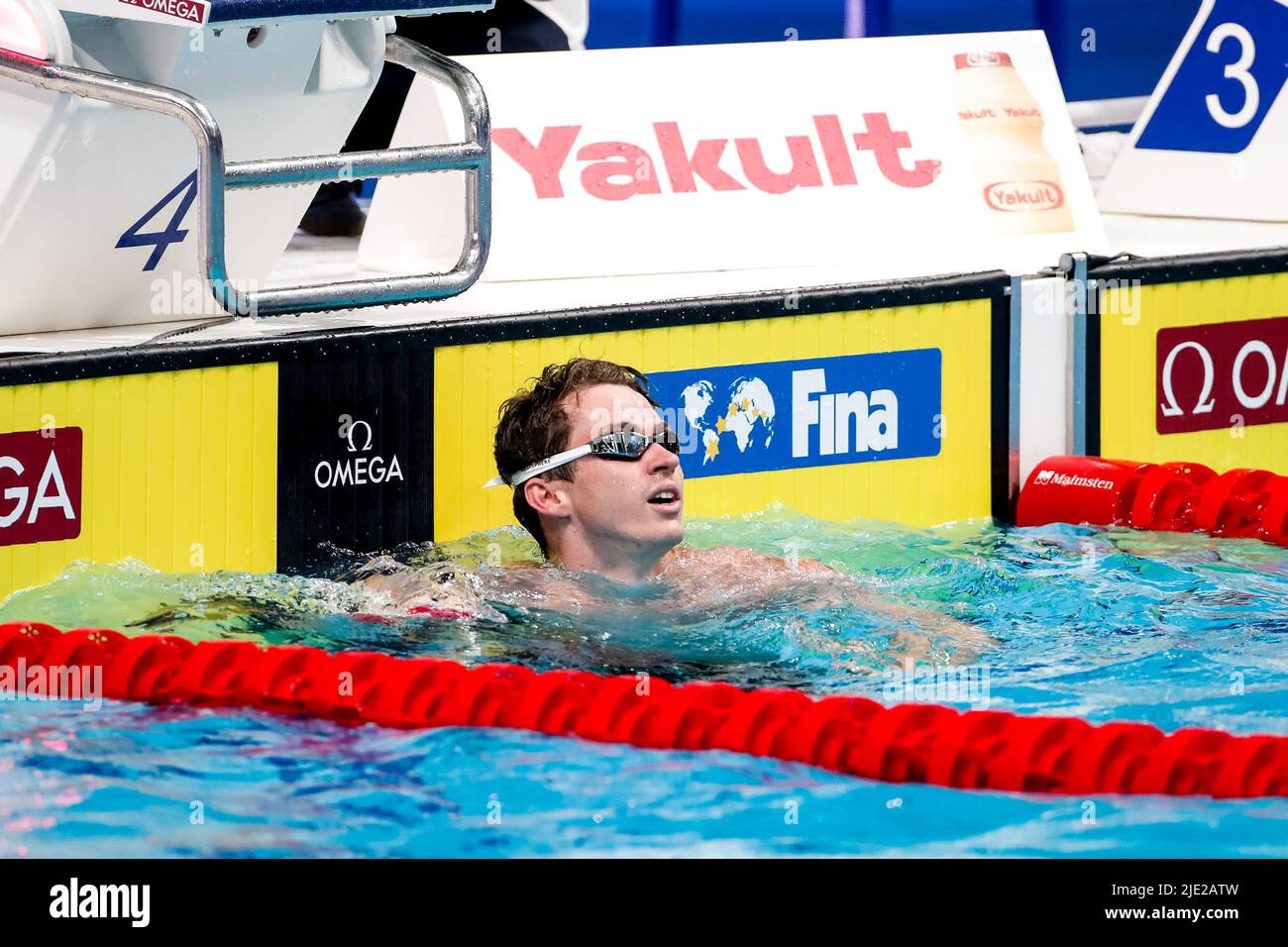BUDAPEST, HUNGARY - JUNE 24: Benjamin Proud of Great Britain after ...