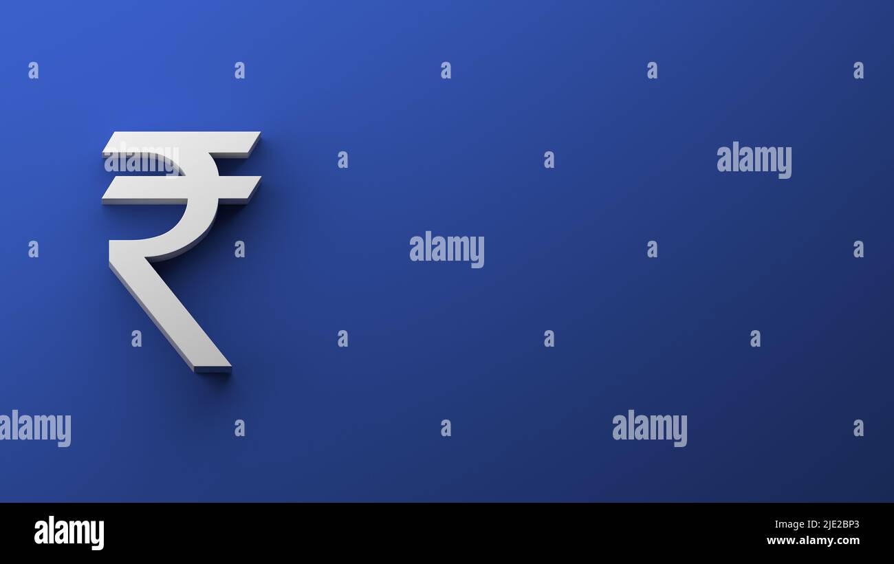 Rupee symbol 3d hi-res stock photography and images - Alamy