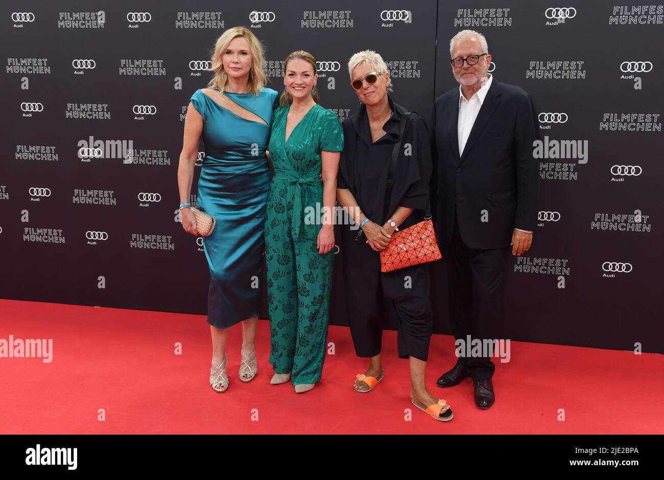 Munich, Germany. 23rd June, 2022. Veronica Ferres (l-r), actress ...