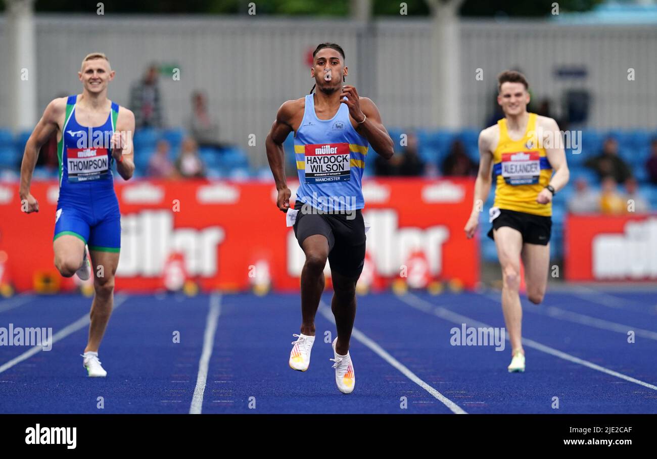 Alex Haydock-Wilson in the Men's 400m Heats during day one of the ...