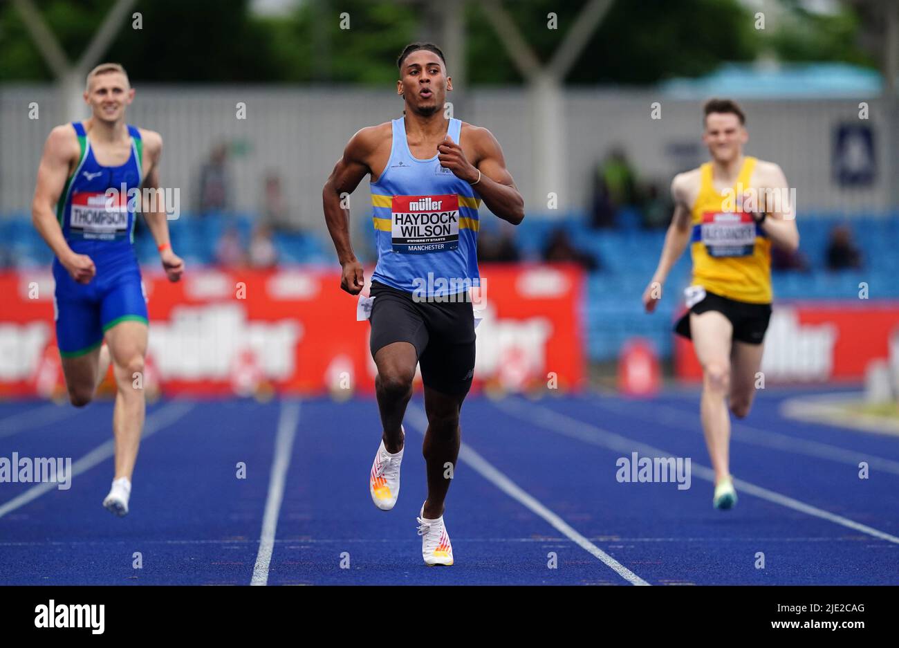 Alex Haydock-Wilson in the Men's 400m Heats during day one of the ...