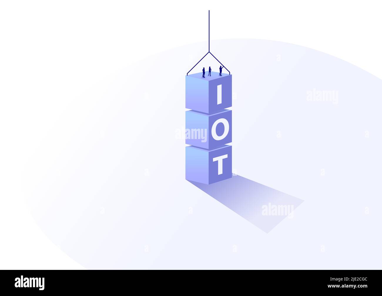 IOT Internet of Things software development concept. Vector ...