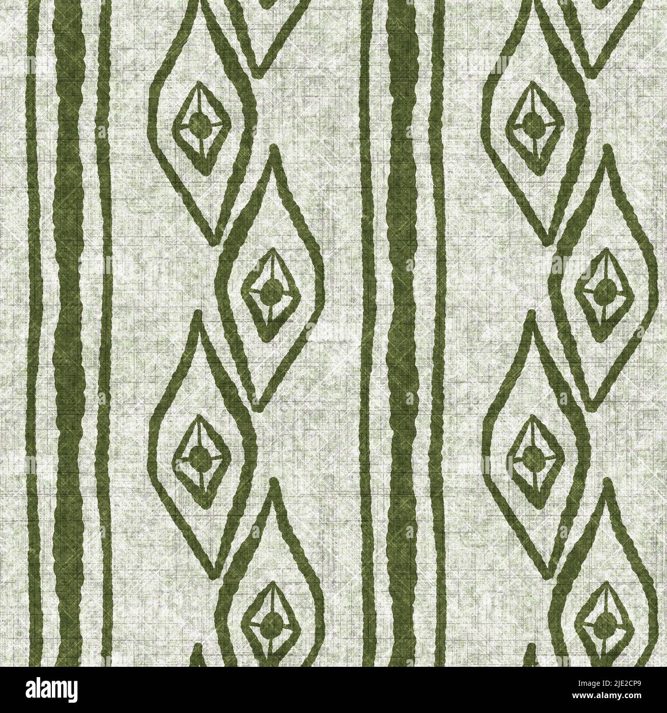 Doodle seamless hand drawn linen style pattern. Organic natural tone on ...