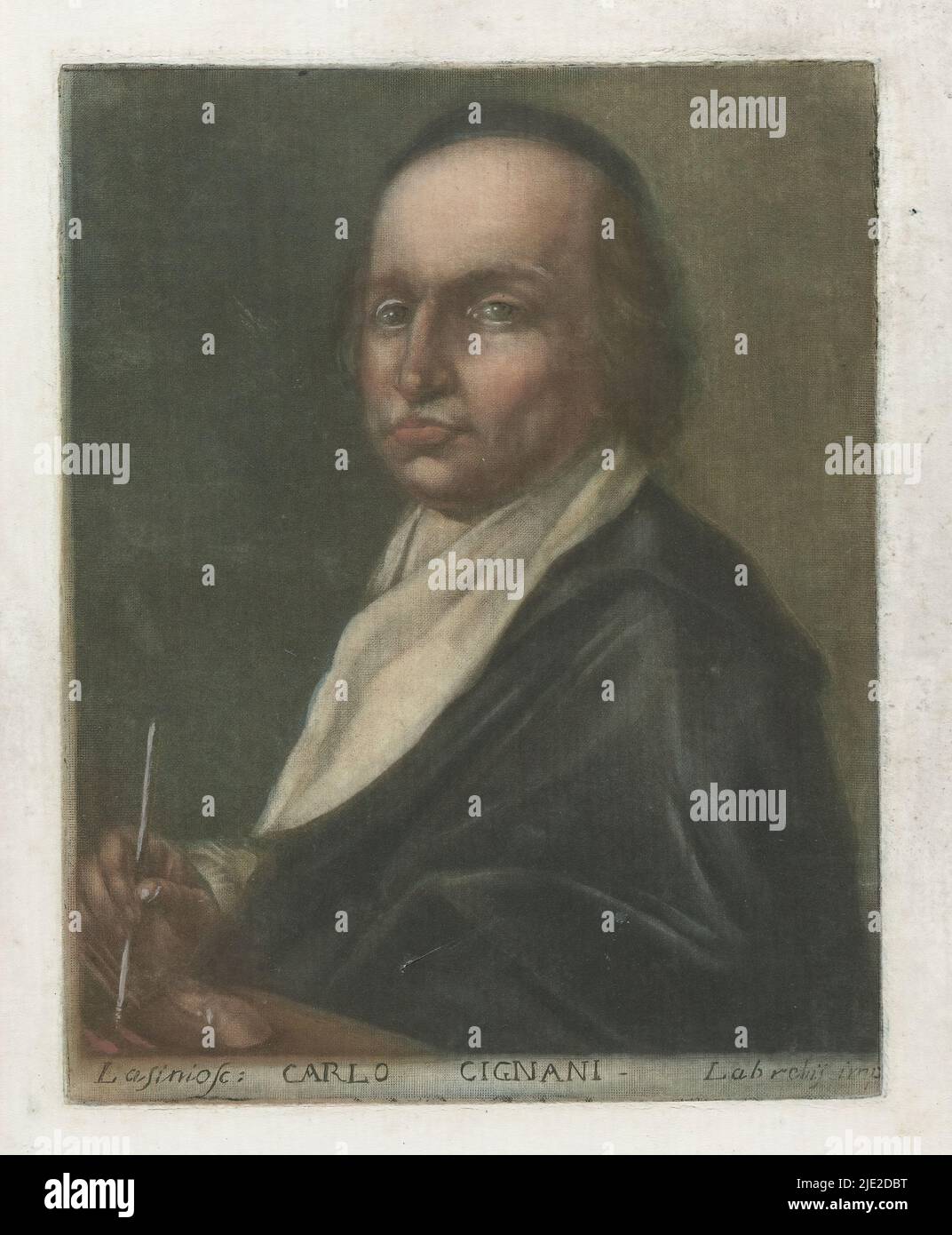 Portrait artist carlo cignani hi-res stock photography and images - Alamy