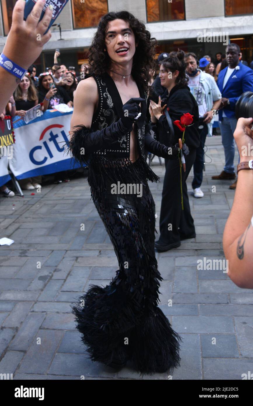 Conan Gray performs on NBC's 'Today' show at Rockefeller Center on June ...