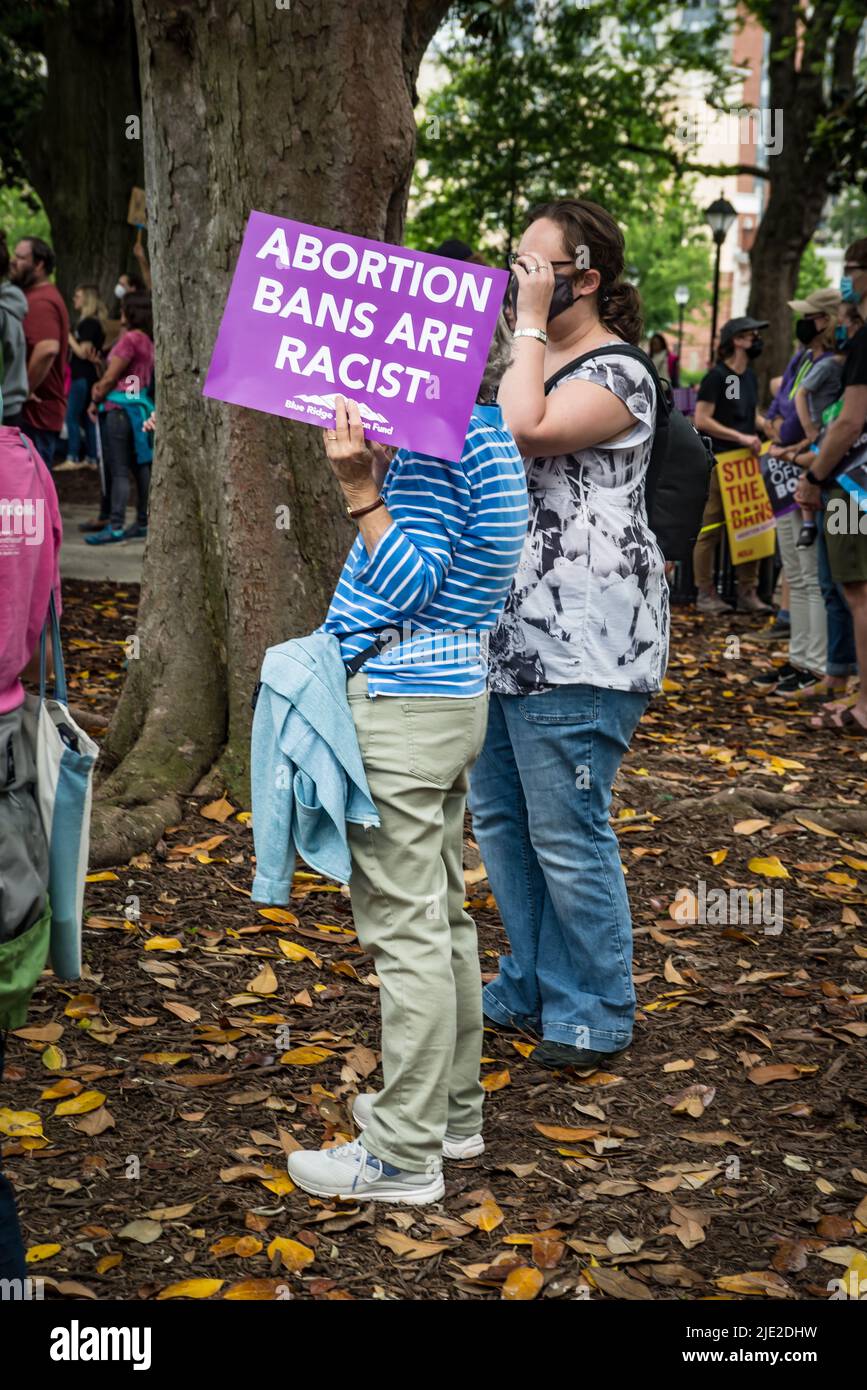 Pro-abortion rally, Richmond, VA Stock Photo - Alamy