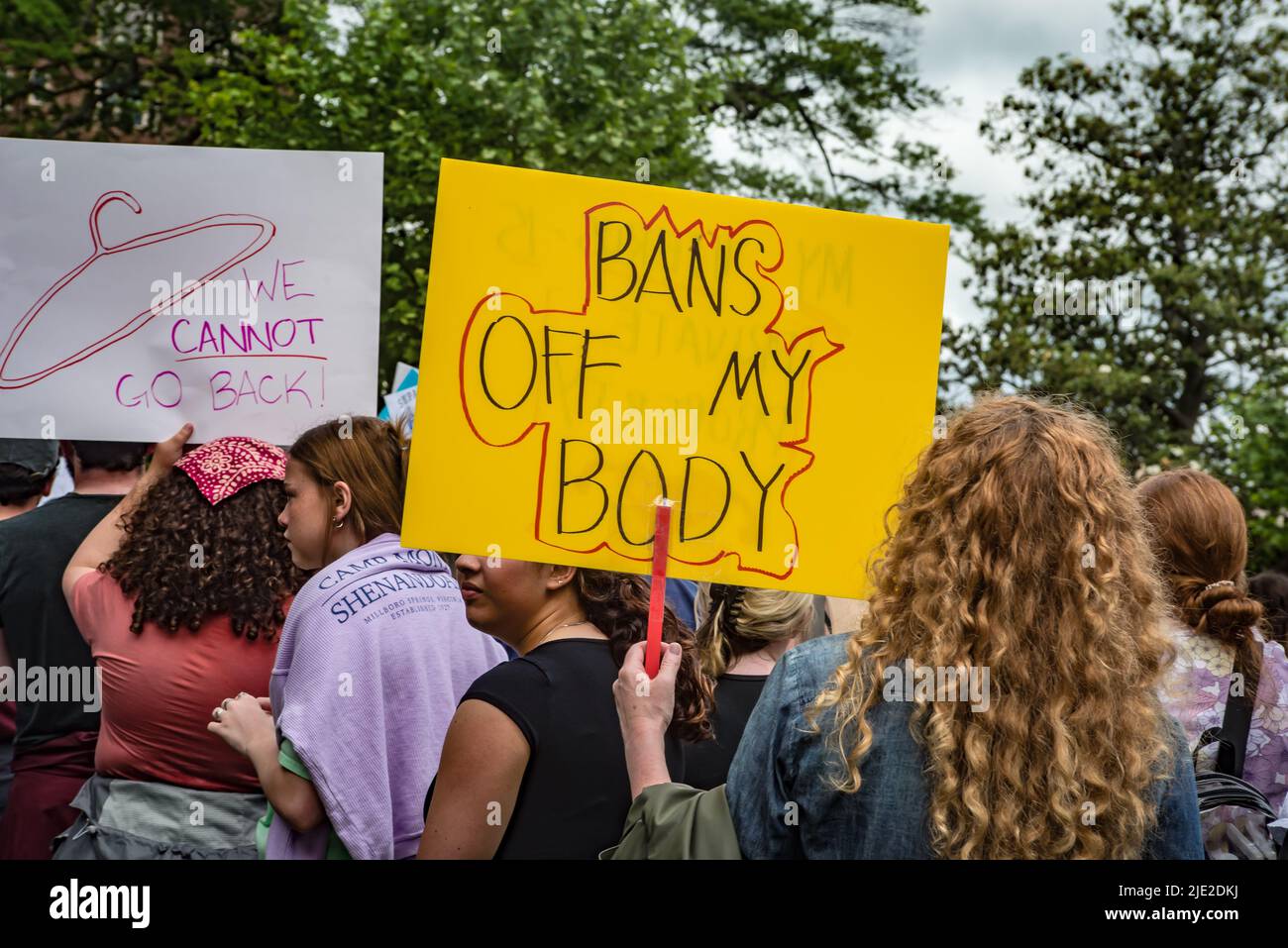 Pro-abortion rally, Richmond, VA Stock Photo - Alamy