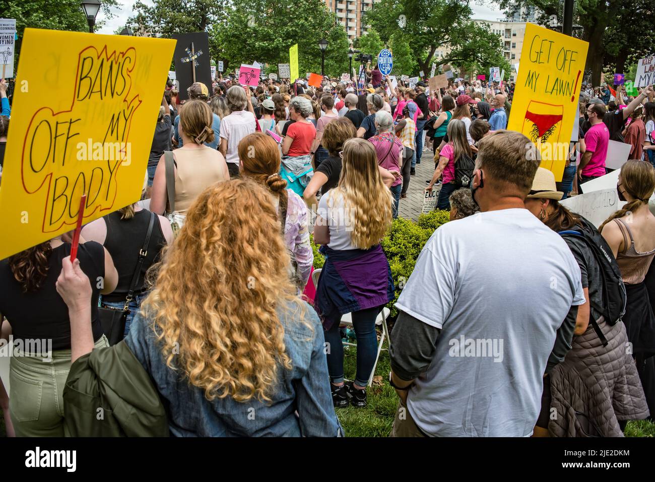 Pro-abortion rally, Richmond, VA Stock Photo - Alamy