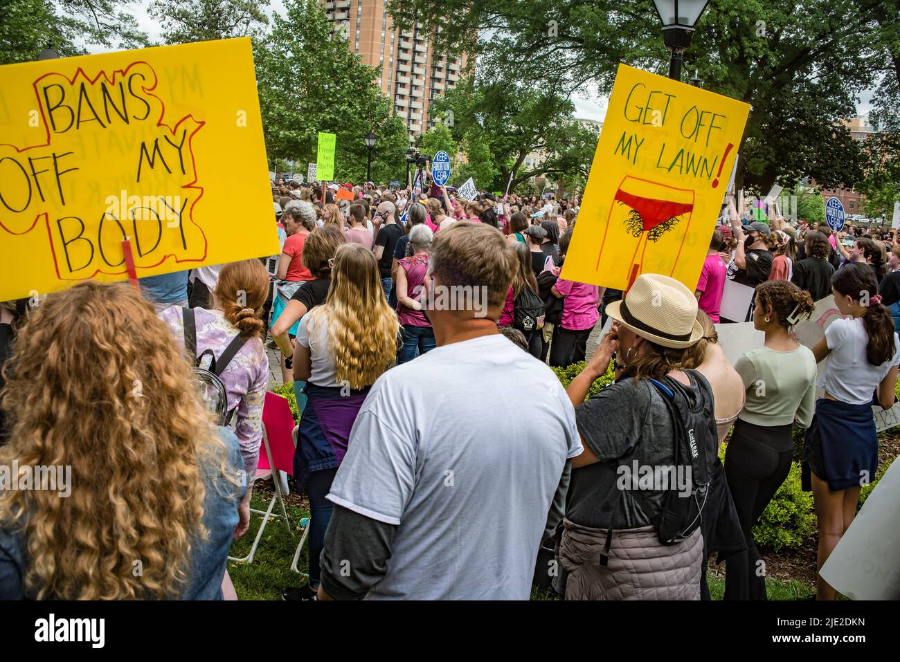 Pro-abortion rally, Richmond, VA Stock Photo - Alamy