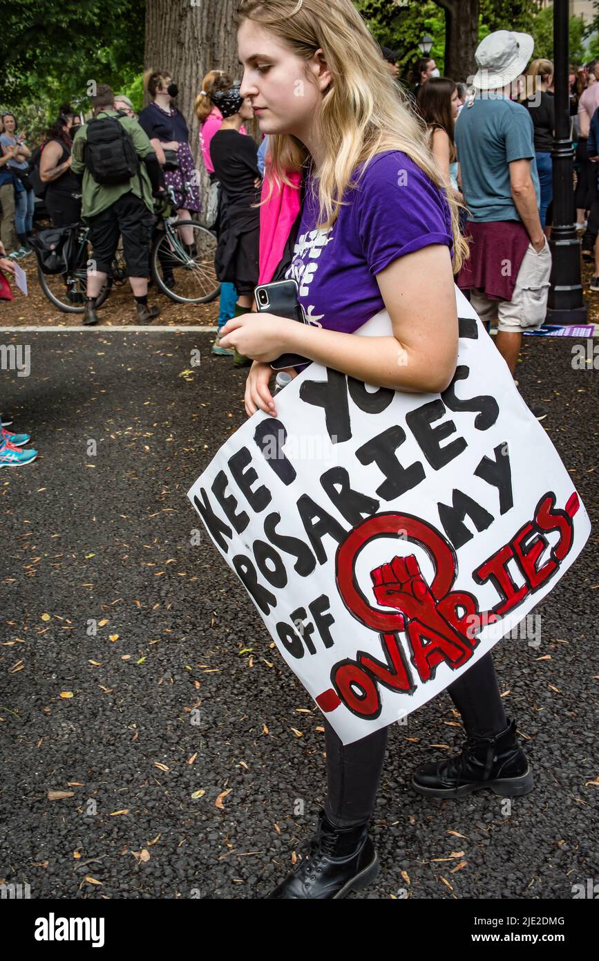 Pro-abortion rally, Richmond, VA Stock Photo - Alamy