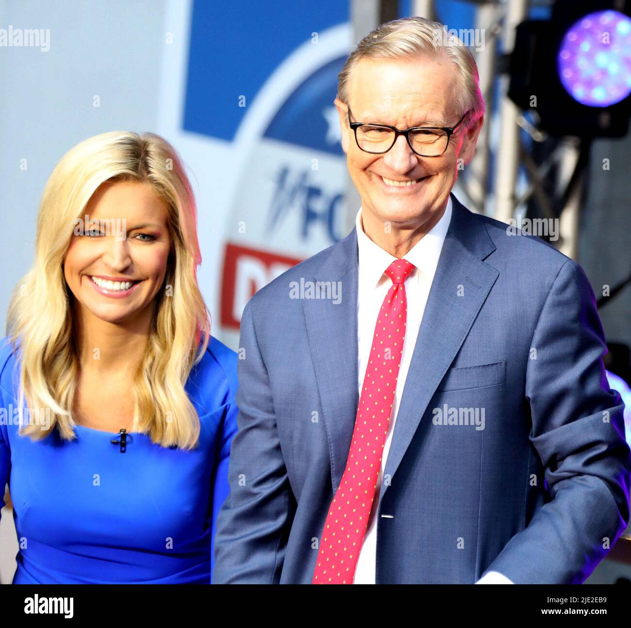 June 24, 2022, New York, New York, USA: News personalities AINSLEY ...