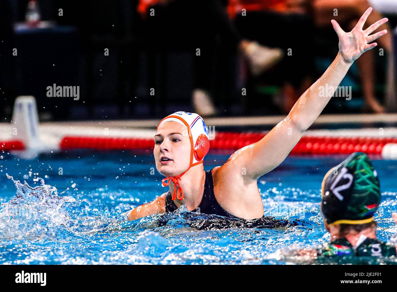 DEBRECEN, HUNGARY - JUNE 24: Simone van de Kraats of the Netherlands ...