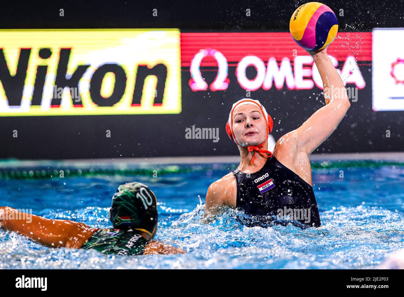 DEBRECEN, HUNGARY - JUNE 24: Simone van de Kraats of the Netherlands ...